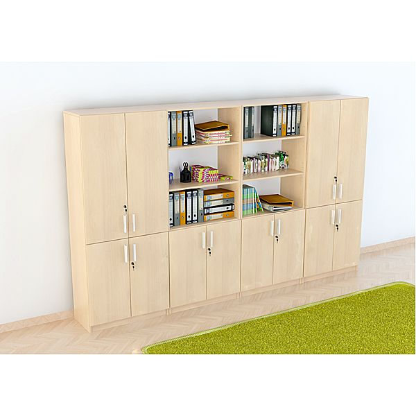 Set mobilier scolar pentru depozitare si expunere materiale didactice ...