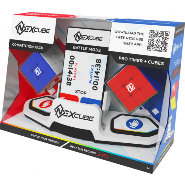 Moyu - Nexcube Set Competitional cu 2 cuburi 3x3 si un timer speedcub