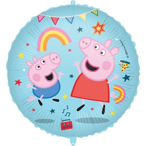 Balon folie peppa pig rotund 46 cm - Ookee